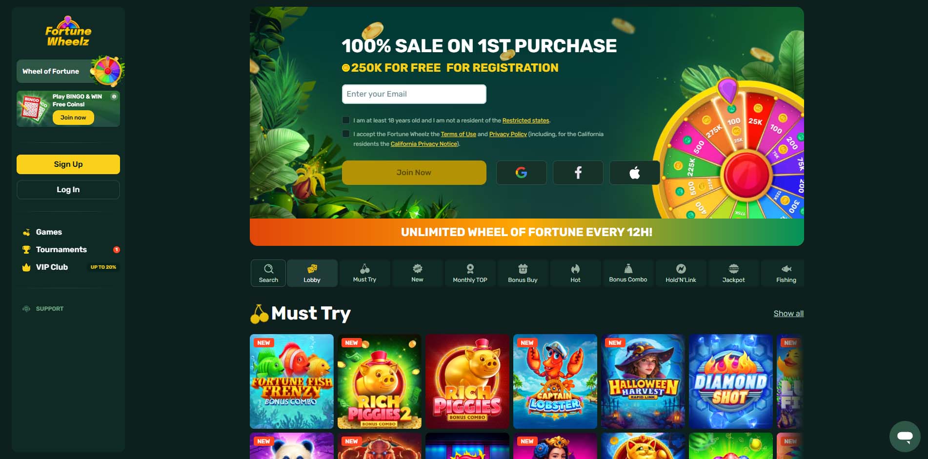 Fortune Wheelz Casino Review & No Deposit Bonus for 2025